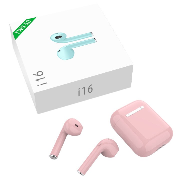 i16 TWS Bluetooth 5.0 Earphone Automatic Boot Stereo Ear Buds 11 Air ...