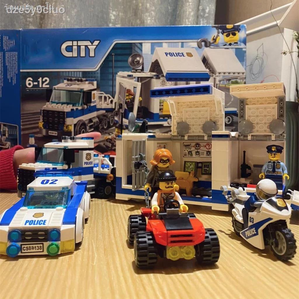 ↂเตรียมจัดส่งMobile command center Lego ประกอบบล็อกอาคาร City Police ...