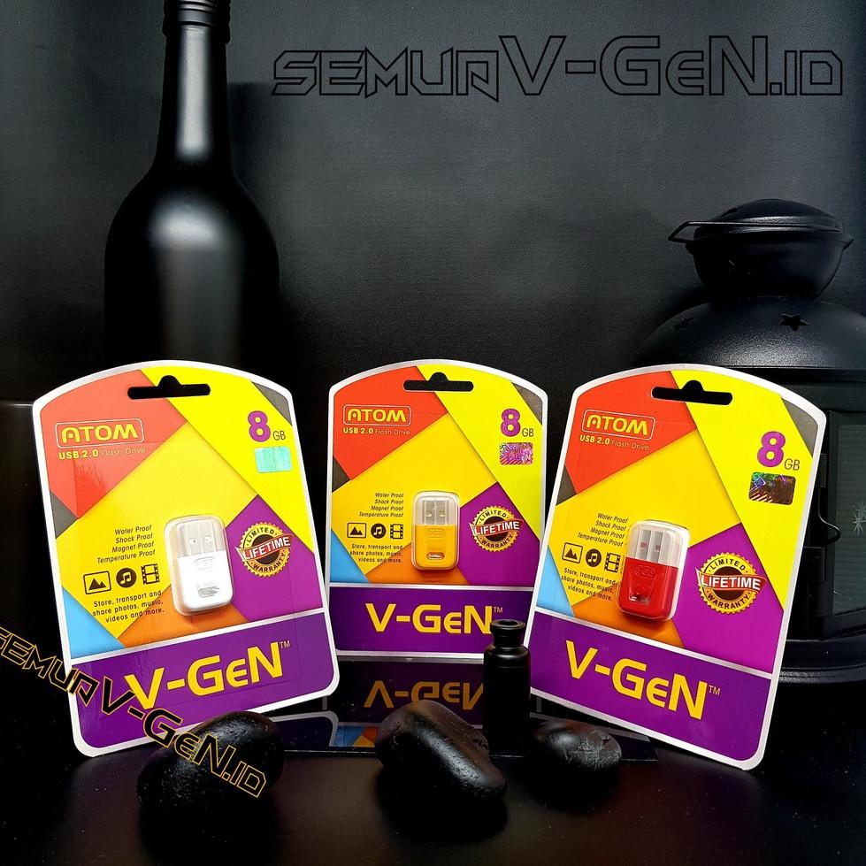 แบบล่าสุด ... แฟลชไดรฟ์ V-gen 8GB ATOM USB กันน้ําได้ | แผ่นแฟลชดิสก์ ...