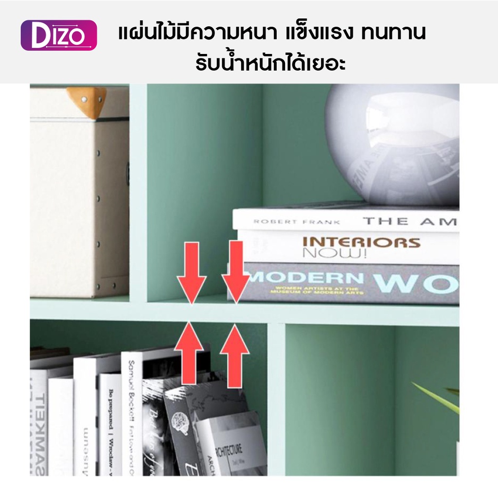 Dizo ชั้นวางของอเนกประสงค์ ตู้โชว์ (เนื้อไม้MDF) FB61 FB62 FB63 FB64 ...