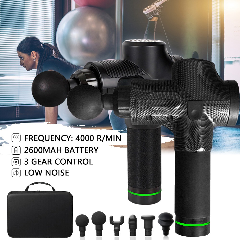 Massage Fascia Gun Percussion Massager Muscle Vibration Relaxing ...