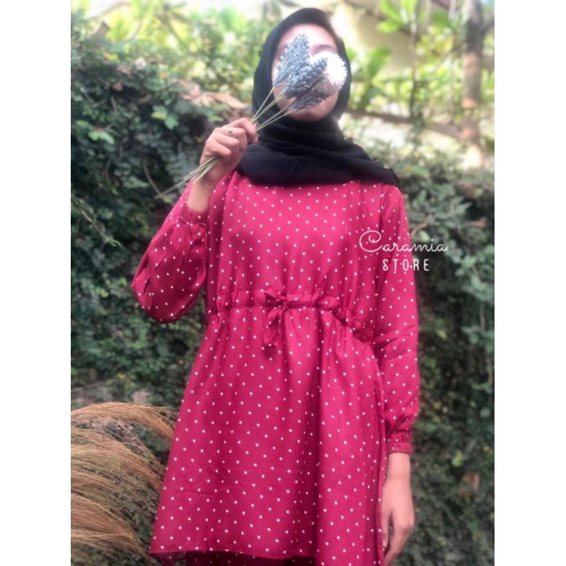 ชุดผ้าปูที่นอนลายจุด Rayon One Set Rayon - caramiastore.th - ThaiPick