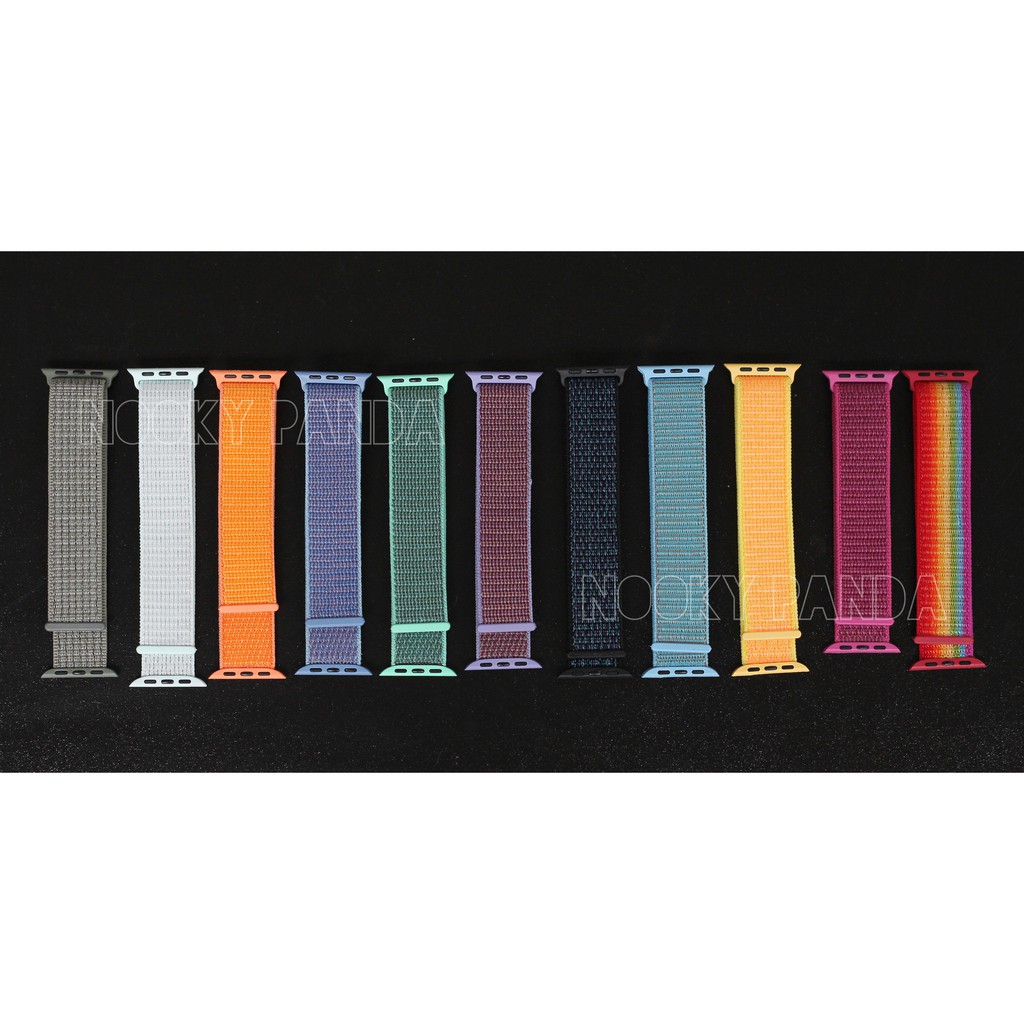 พร้อมส่ง‼️ สายนาฬิกา Nylon sport loop for AW ⌚️/ Size38,40/42,44mm.⌚ ...