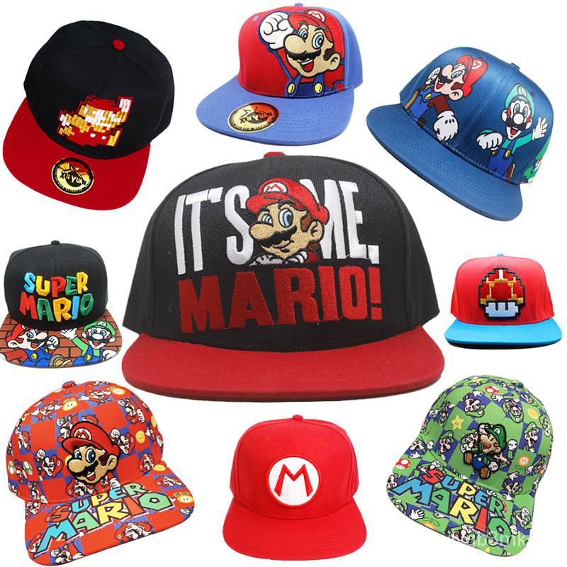 Super Mario Embroidered Baseball Cap Fashion Trend Mario HIP-HOP ...