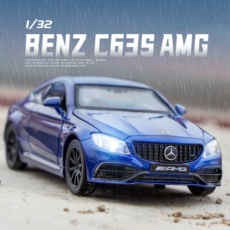 132 Benz C63S Coue Alloy Car Diecasts Toy Vehicles Toy Car Metal ...