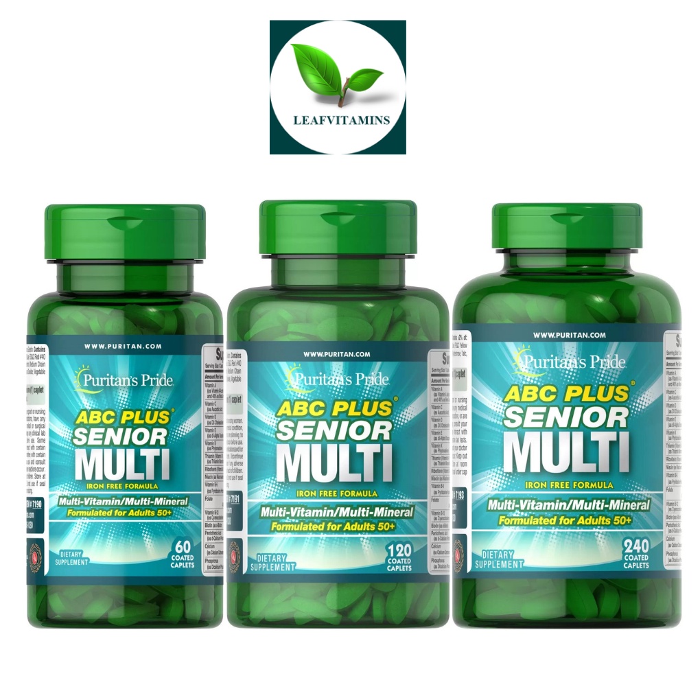 ABC Plus Senior Multivitamin Multi Mineral Formula 
