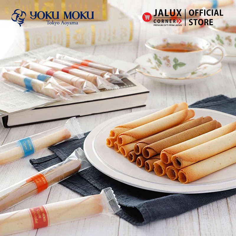 YOKU MOKU Trois cigare ขนมคุกกี้เนยม้วนซิการ์รวมรส กล่องเหล็ก 33 ชิ้น - jaluxcorner_officialshop ...