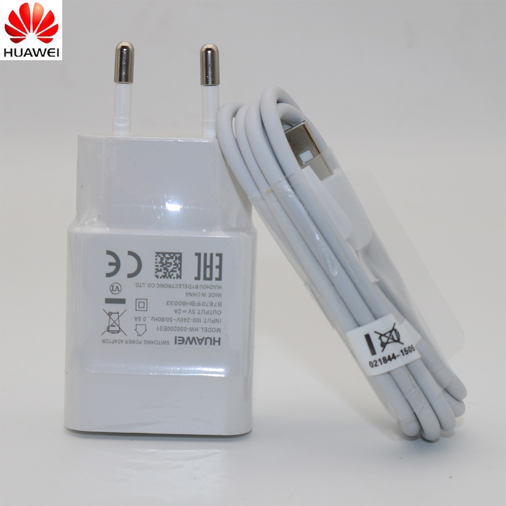 Original EU US Huawei Mate 10 Lite charging 5V2A charger and micro cable for p8 p9 p10 lite mate ...