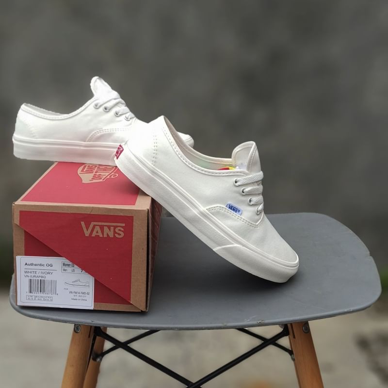Vans ของแท้ 100 OG VAULT WHITE IVORY - megajaya.shoes.th - ThaiPick