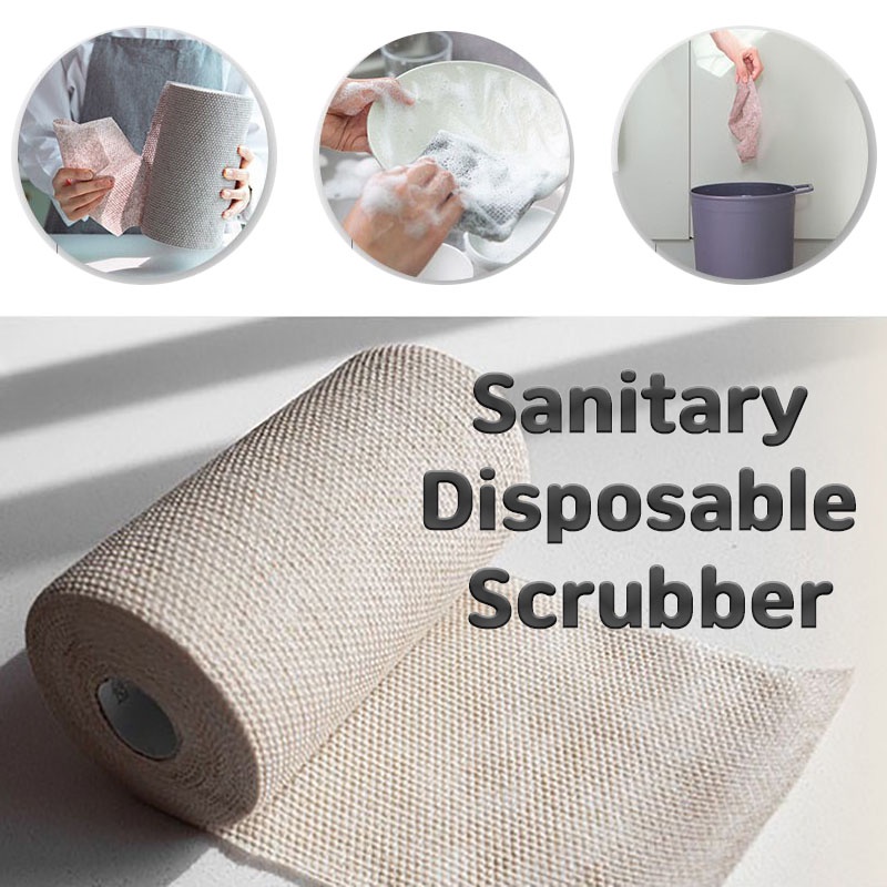 Scott Bubble Scrubber Dish Kitchen Cleaning Washing Disposable Sponge ...