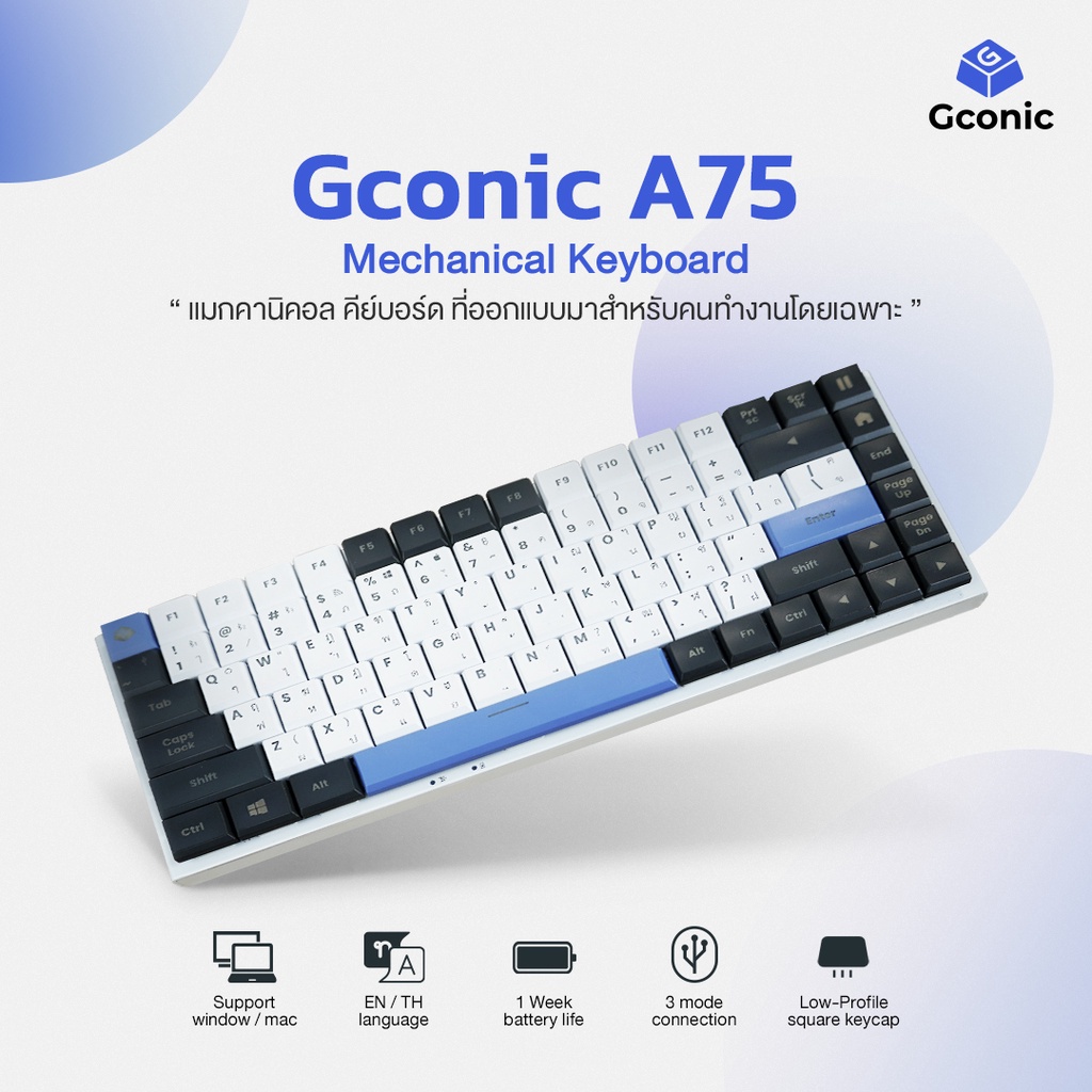 Gconic A75 Low-Profile - y7u8v13qx5 - ThaiPick