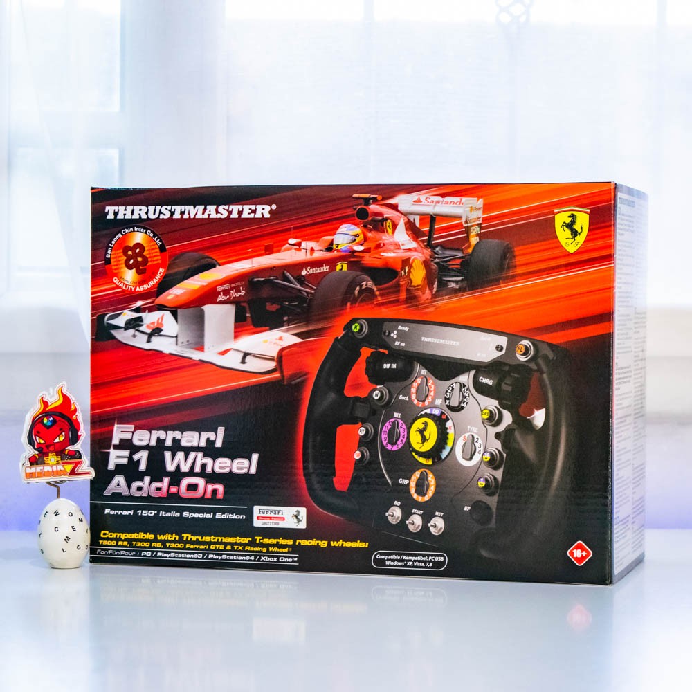 Thrustmaster Ferrari F1 Wheel (จอยพวงมาลัย) T-GT/TS-XW/T500/T300 Add-On ...