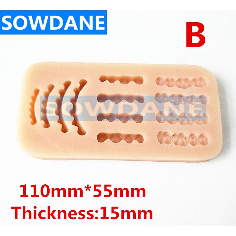 Dental Lab Laboratory Denture Wax Teeth Rubber Model Tooth Inverted ...