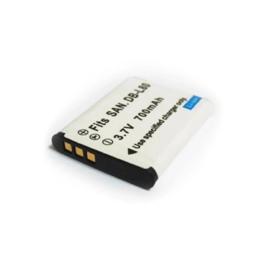 แบตกล้อง Sanyo Digital Camera Battery รุ่น DB-L80 for Xacti DMX-CG11 VPC-CG10 VPC-CG102 VPC ...