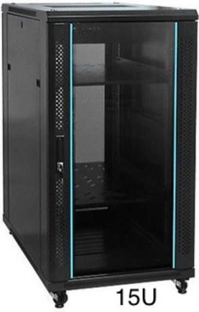 ตู้RACK 15U Network Cabinet ยาว60xลึก60xสูง78 แถมพัดลมยี่ห้อGLINK ...