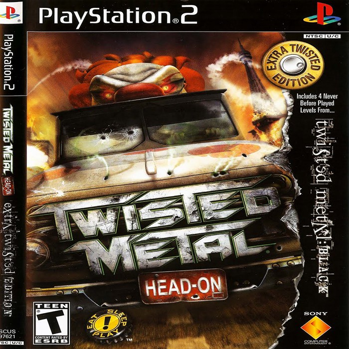 แผ่นเกมส์ PS2 (คุณภาพ) (ส่งไว) Twisted Metal Head On Extra Twisted ...