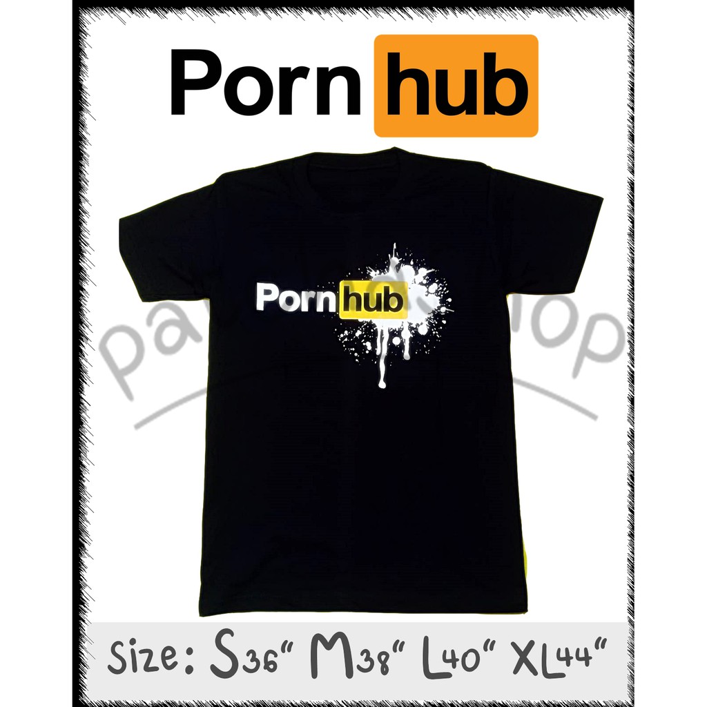 เสื้อยืดสกรีนลายPronhub | Shopee Thailand