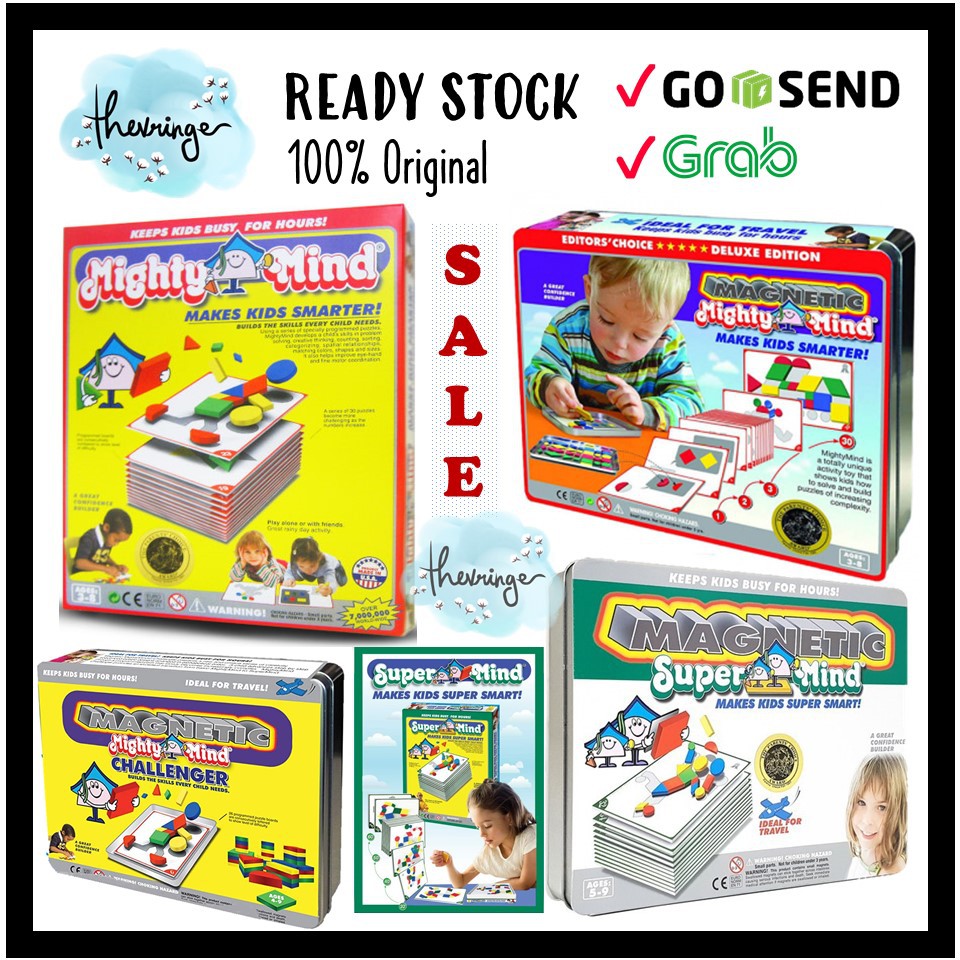 Mightymind Super Mind Challenger Magnetic & non Mighty Mind Game Board ...