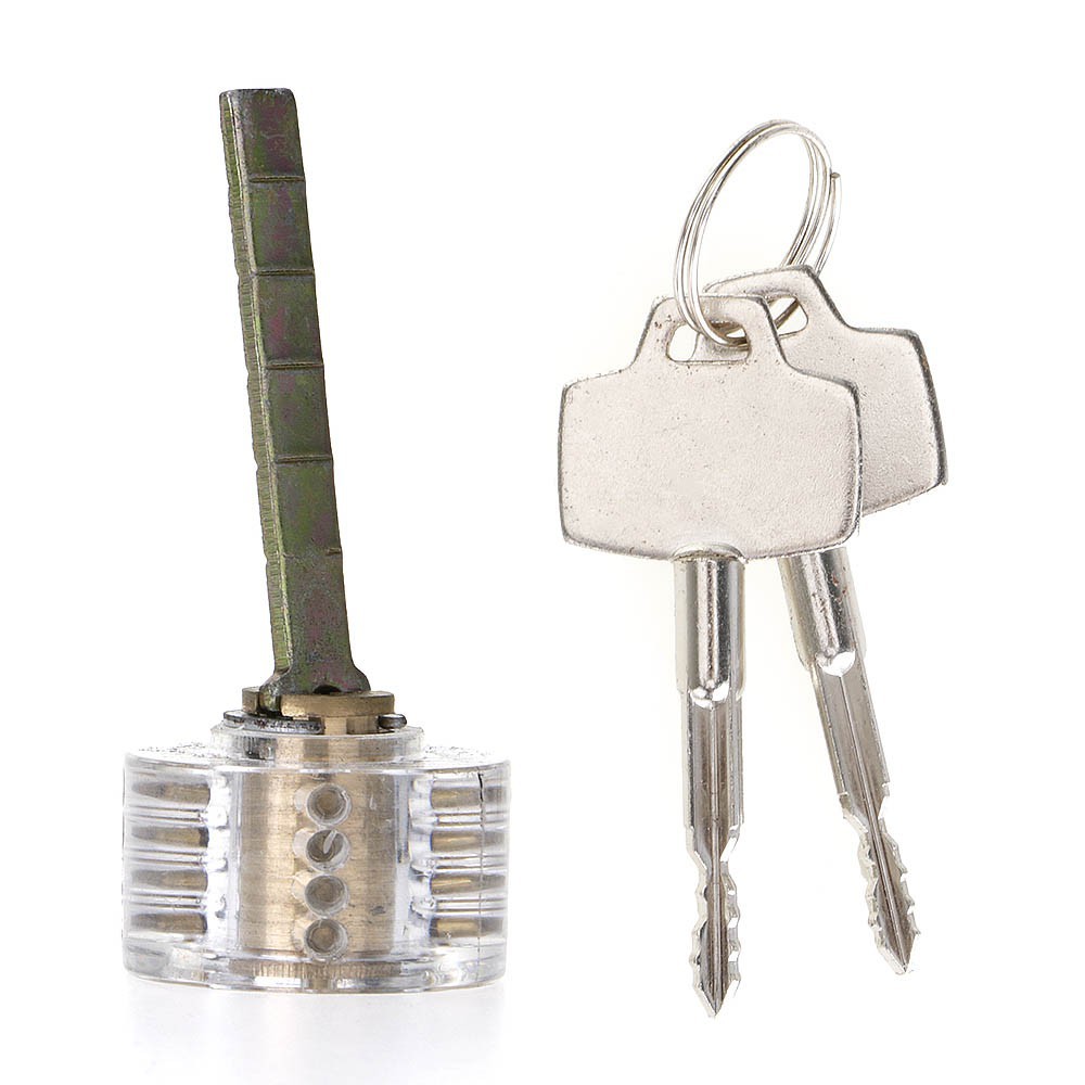 msy-7Pcs Transparent Visible Locks Cutaway Practice Set Locksmith ...