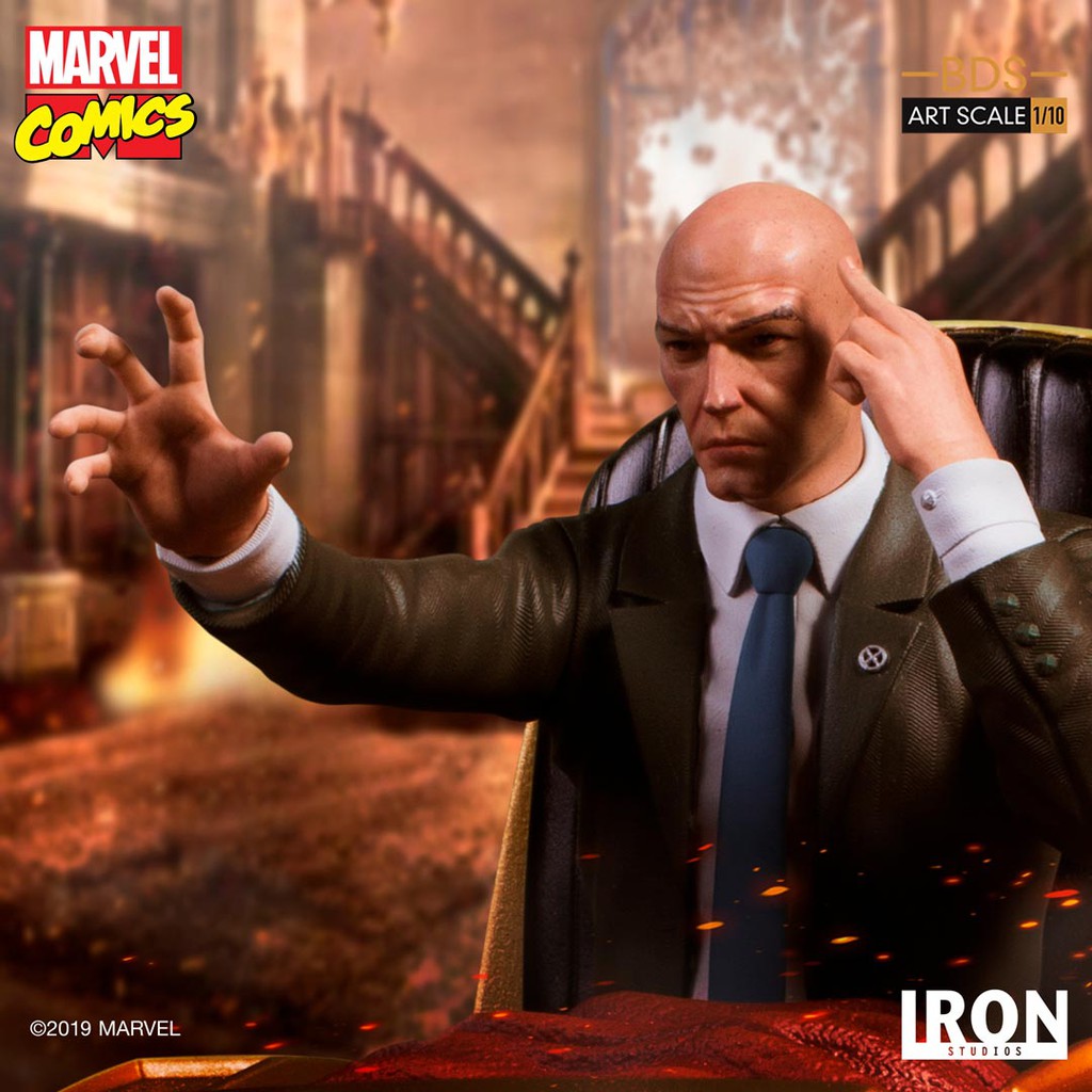 Professor X: Marvel Comics BDS 1/10 Scale by Iron Studios (Statue, งาน ...