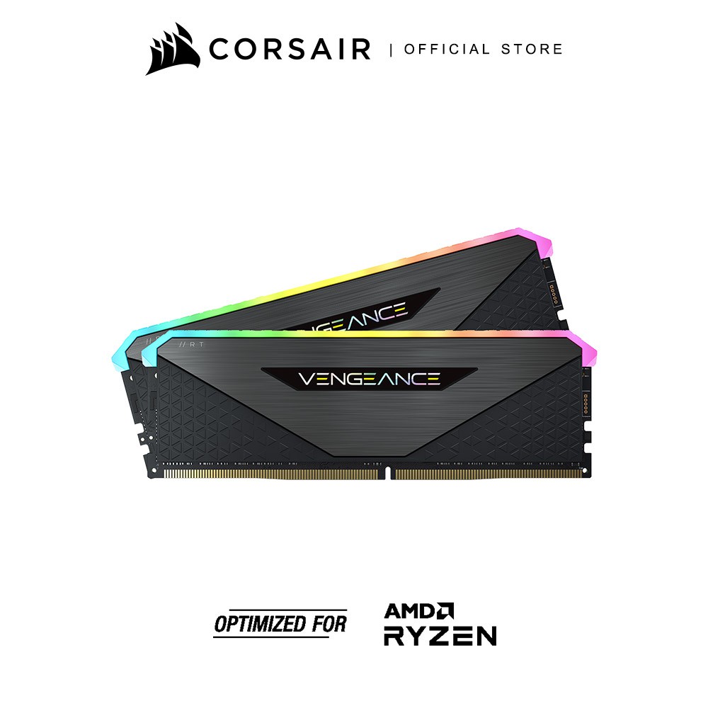 CORSAIR VENGEANCE RGB RT DDR4 DRAM Memory Kit Black - corsair ...