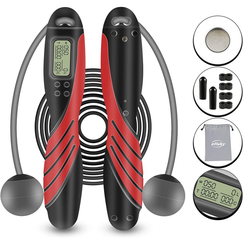 Smart Jump Rope Cross Fit Digital Calorie Speed Counter Jump Ropes For ...