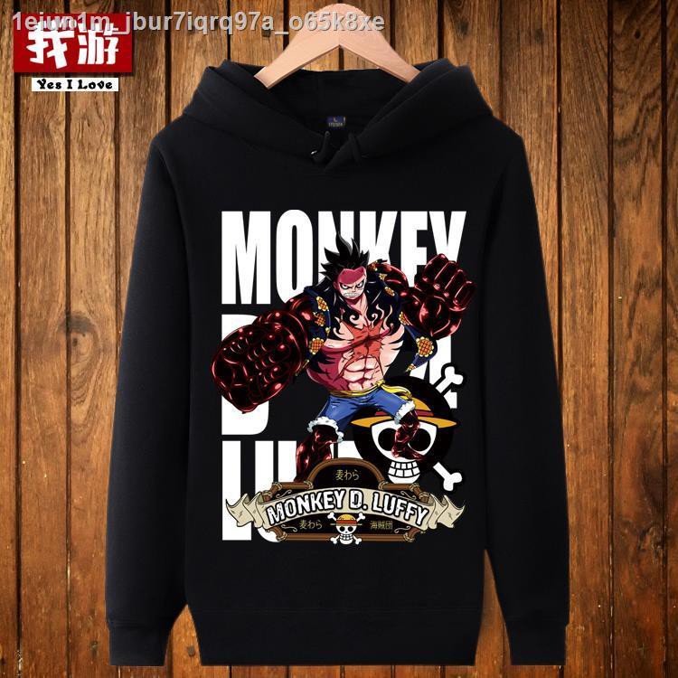Anime stickersแจ็คเก็ตอะนิเมะ One Piece Jacket Hoodie Eschobar Luffy ...
