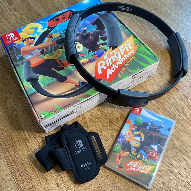 เกมส์ RING FIT ADVENTURE ครบเซ็ต มือ2 (แผ่น ริง สายรัด กล่อง) สภาพดีมาก ...