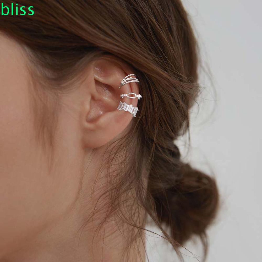 Bliss ต่างหูแบบหนีบสไตล์ฮิปฮอปสําหรับผู้หญิง - bliss.th - ThaiPick