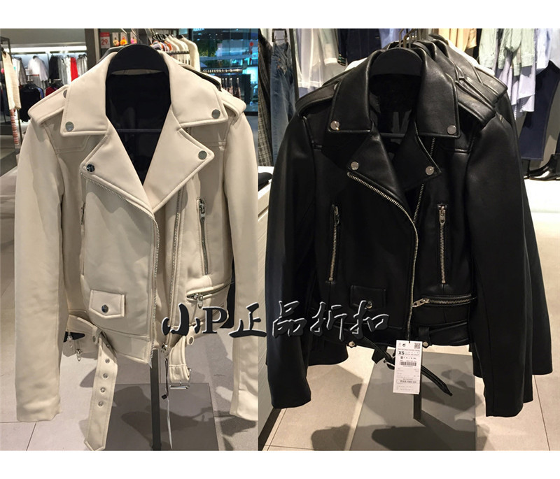 Za เสื้อแจ็คเก็ตหนังเทียมสําหรับผู้หญิง Ra 3046 / 024 03046024710 Jmxc ...