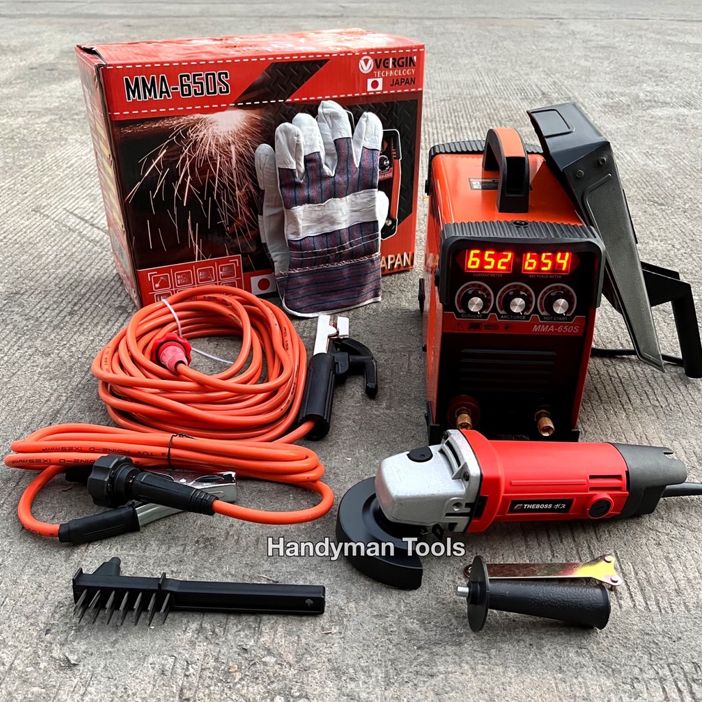 VERGIN 650A เครื่องเชื่อมไฟฟ้า ตู้เชื่อม ตู้เชื่อมไฟฟ้า สายเชื่อม 10 ...