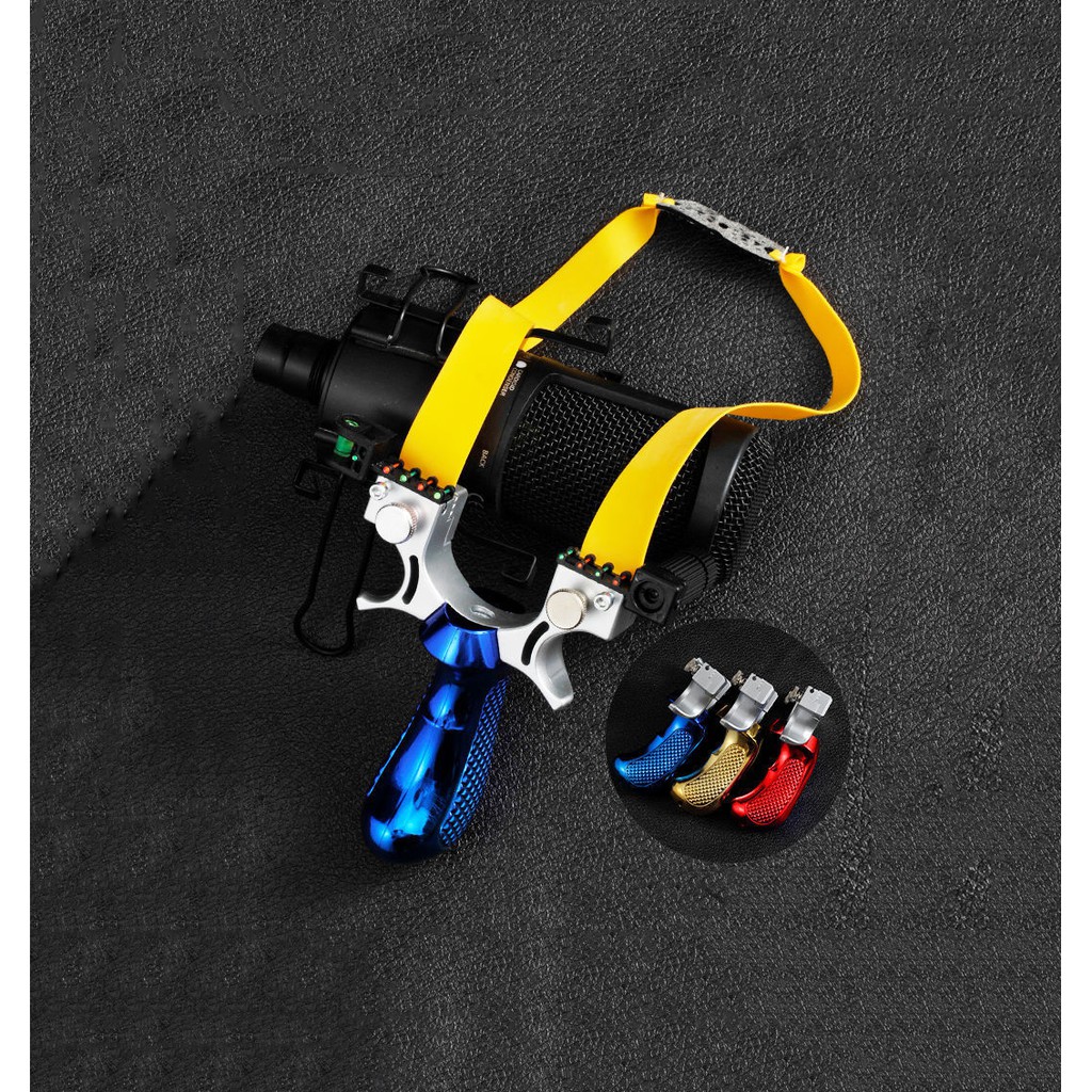 ส่งไวจากไทย หนังสติ๊กเลเซอร์ หนังสติ๊กจีน นำเข้า ขายดี HT-072 รุ่น ด้ามสี ABS ยางแบน ลูกเหล็ก 8 ...