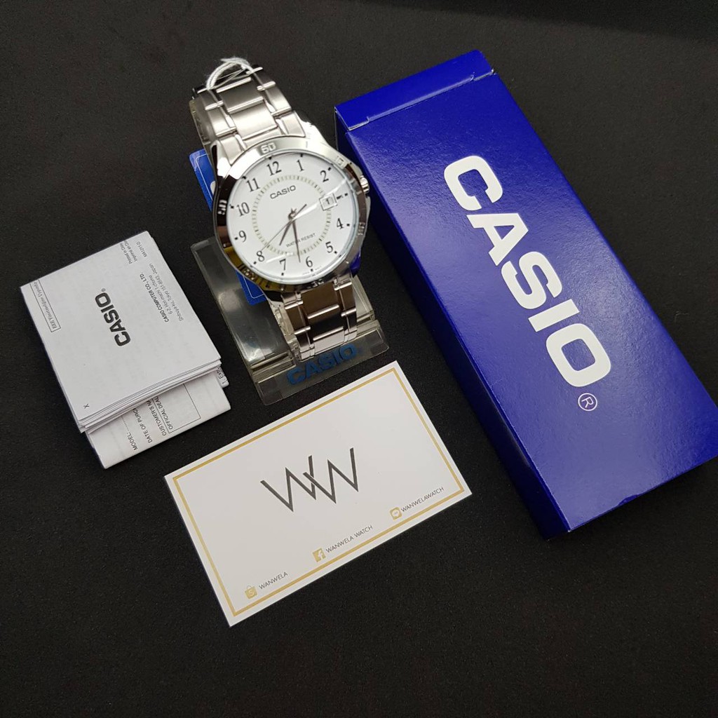 ใส่โค้ดลดเพิ่ม ของแท้ นาฬิกาข้อมือ Casio ผู้ชาย รุ่น MTP-V004 (สาย ...