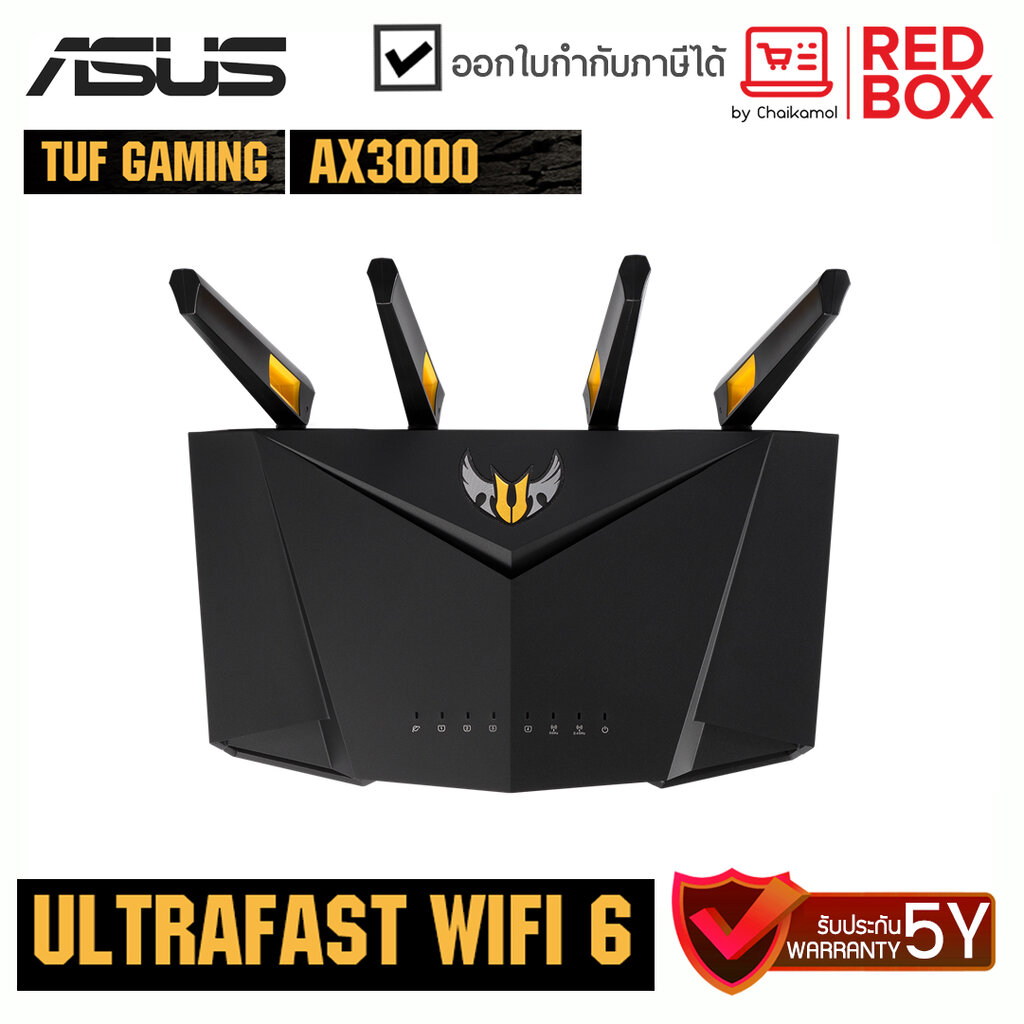 ส่งฟรี ASUS TUF Gaming Router ( TUF-AX3000 ) Wireless AX3000 Dual band ...