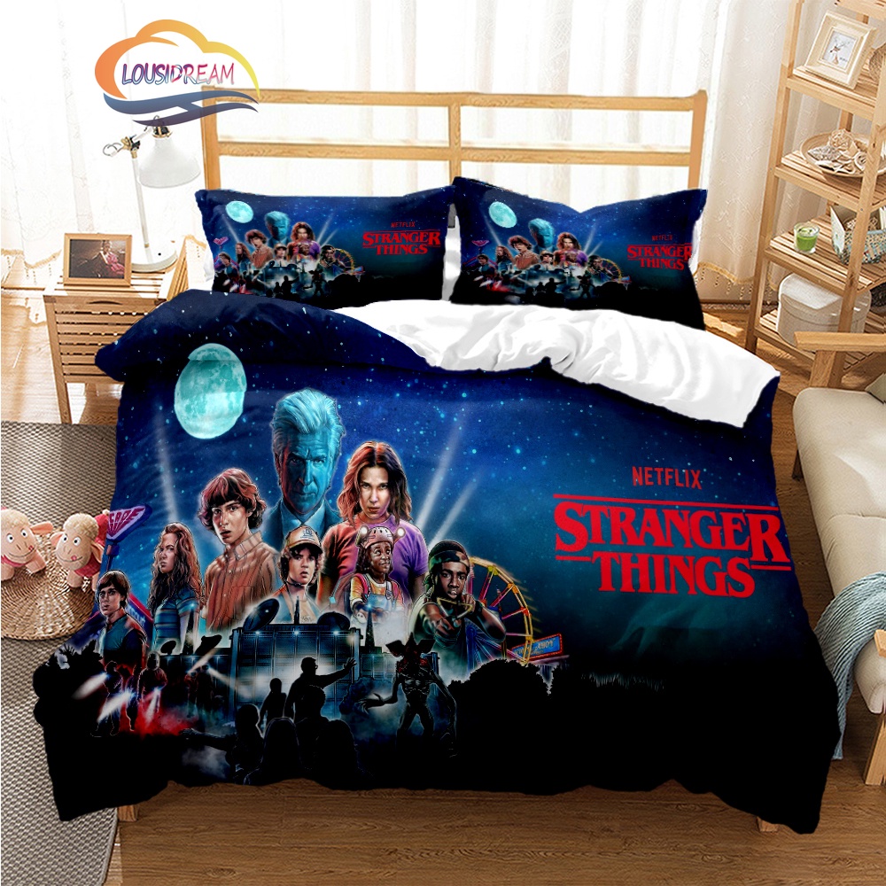 ผลิตภัณฑ์อย่างเป็นทางการStranger Things Series Fashion Creativity Quilt ...