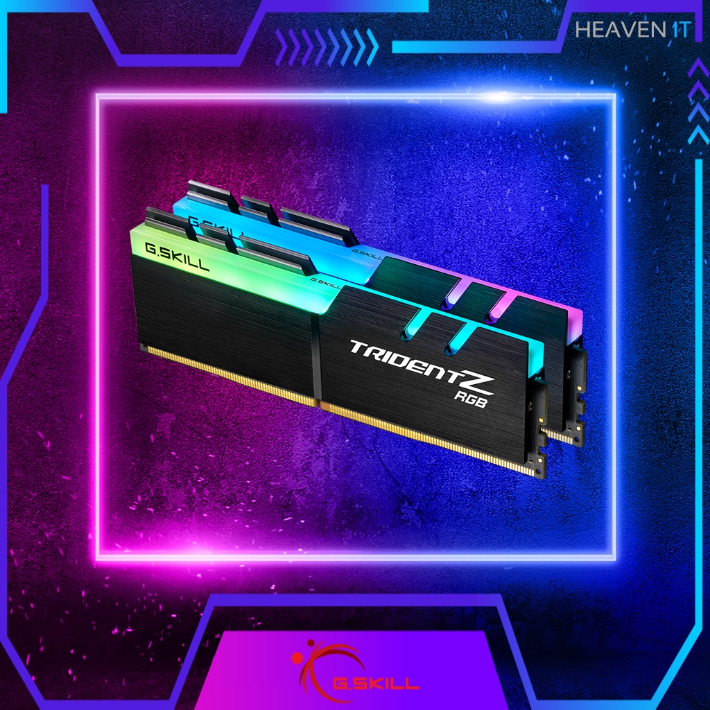 G.SKILL TRIDENT Z RGB 16GB (8GBx2) DDR43600 RAM PC แรมพีซี (F4-3600C18D ...
