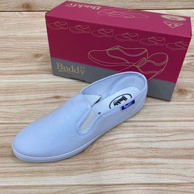 BUDDY บัดดี้ รุ่น 113 รุ่น 3-113 รองเท้าผ้าใบ สลิปออน สีขาวสีดำสีกรม ...