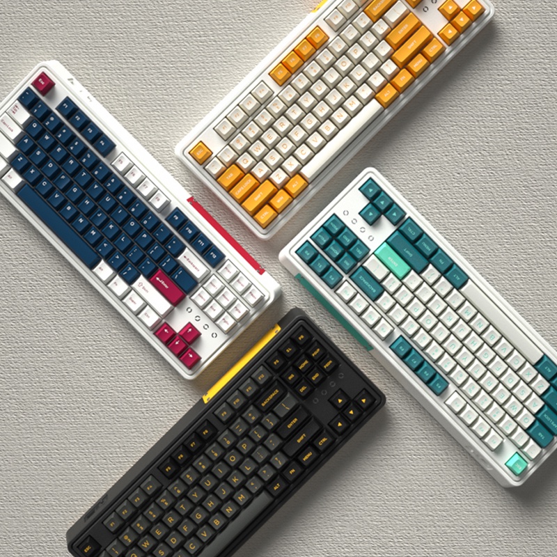 FLESPORTS CMK87-SAM Three-Mode Full-Key Hot Swap 87-Key 2.4G Wireless ...