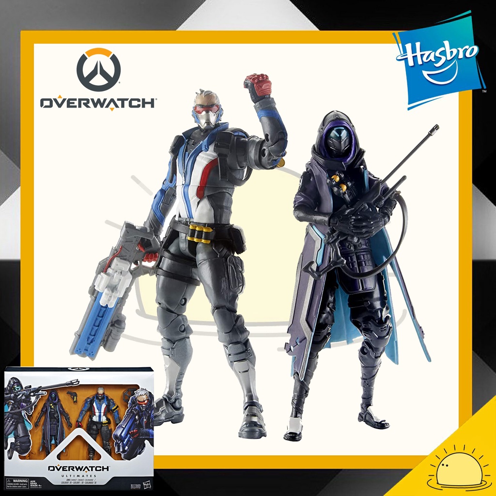 Overwatch Ultimates Series Soldier: 76 and Shrike (Ana) Skin Dual Pack ...