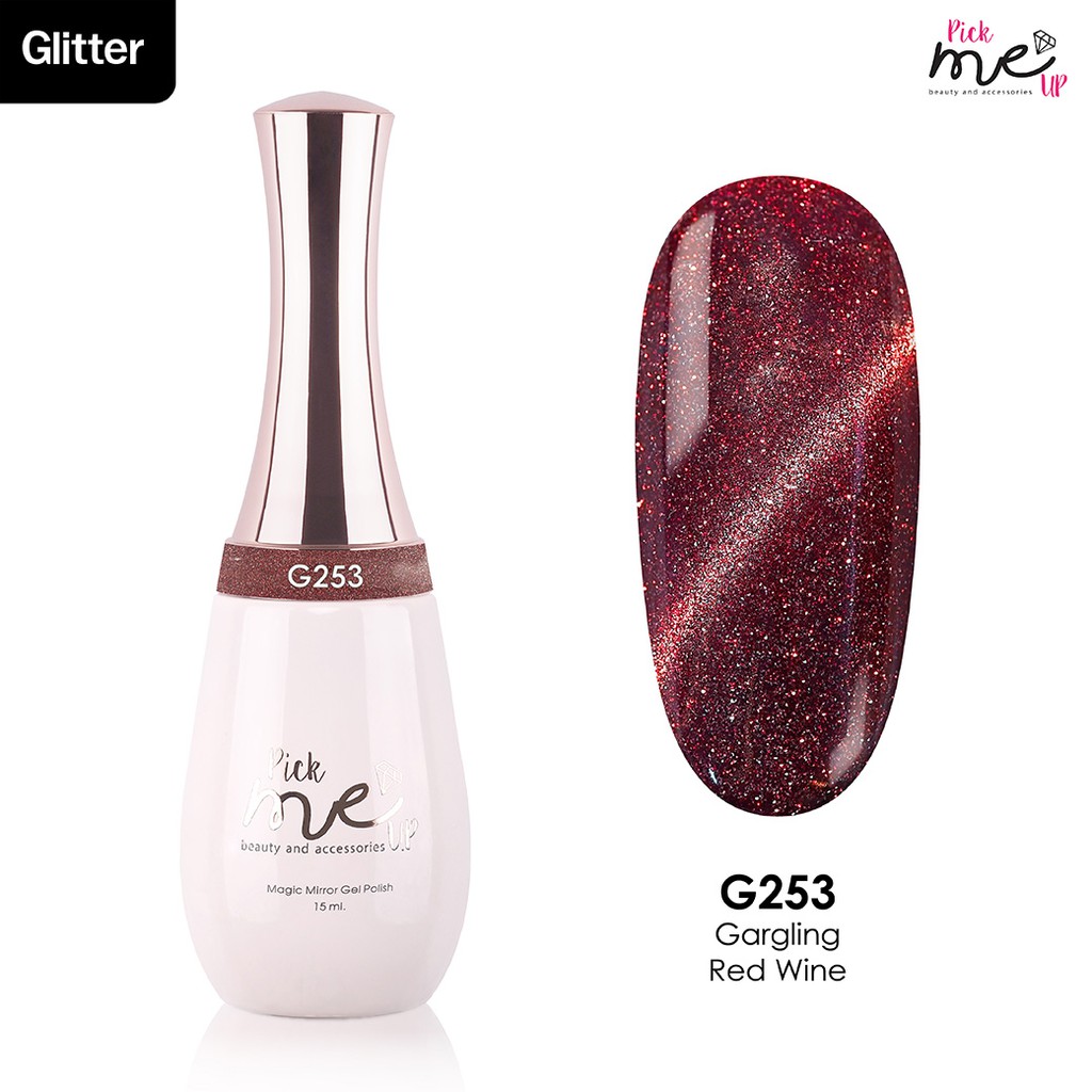 สีทาเล็บเจล Pick Me Up G253 Gargling Red Wine - pickmeup_official ...