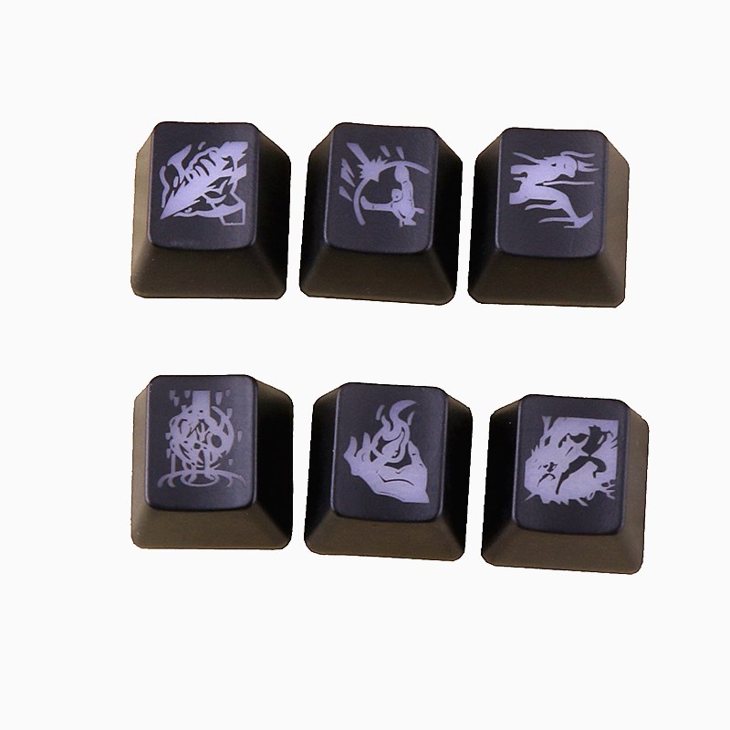 แป้นพิมพ์คอมพิวเตอร์ Abs Gaming Keycaps Diy Key Button Cap For ...