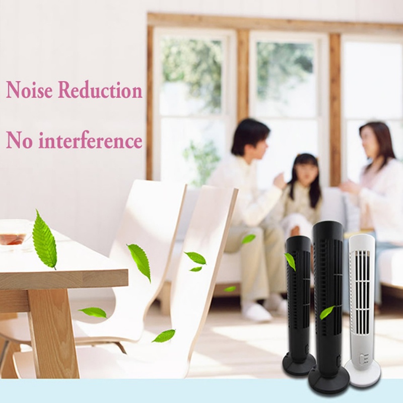 USB Laptop PC Mini No Leaf Air Conditioner Cooling Cool Desk Tower Fan ...