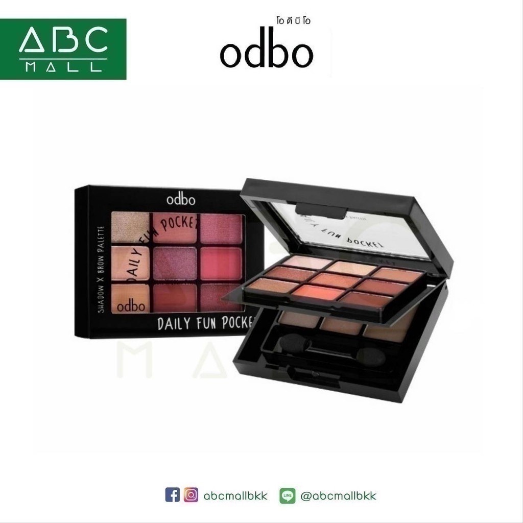 ODBO Signature Eyeshadow Palette 4.8g OD276 โอดีบีโอ ซิกเนเจอร์อายแชโดว์ พาเลท - pbcosmshop ...