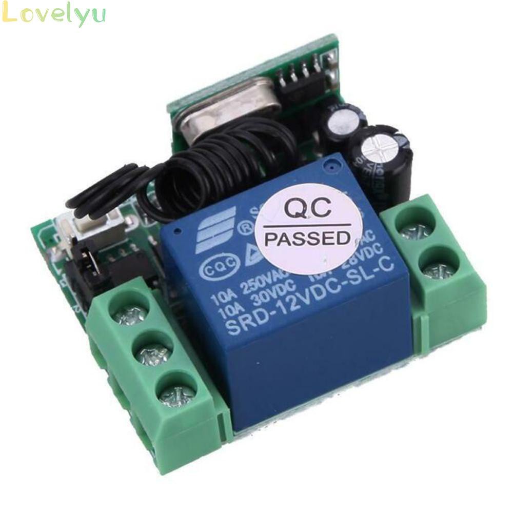 รีโมทสวิทช์ควบคุมระยะไกล 12V Relay 1CH 433MHz Rf ไร้สายพร้อมกล่อง 10A ...