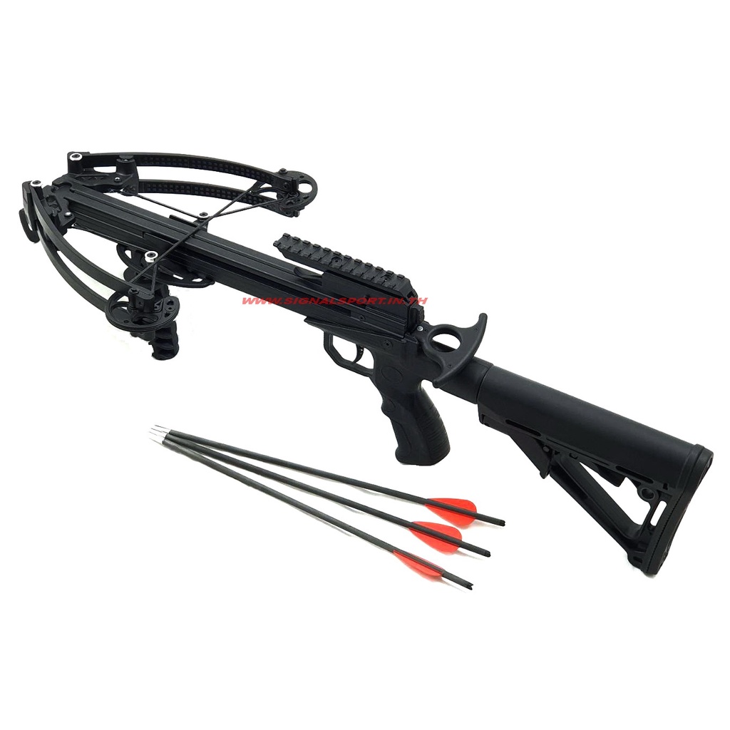 MAMBA PLUS CROSSBOW หน้าไม้ด้ามสั้นเร็วที่สุดให้โลก ปรับพานท้ายสั้นยาวได้ - signal_sport - ThaiPick