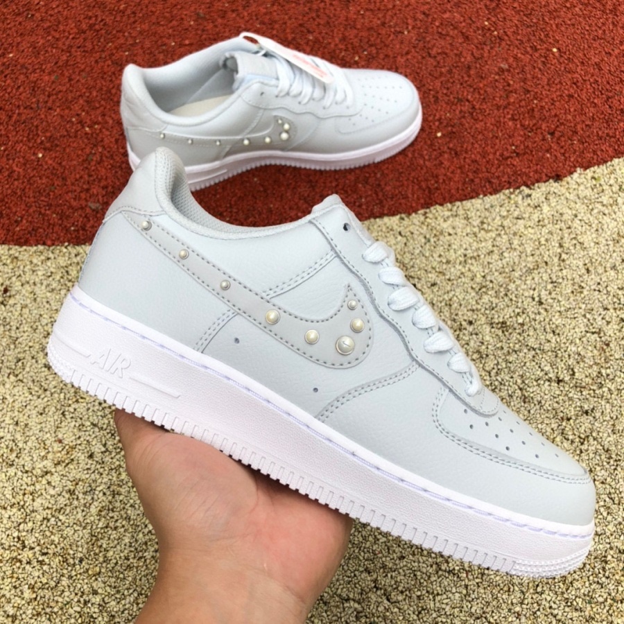 Ńíkê AF1 รองเท้าลำลอง Silver Pearl low Air Force 1 07 SE AF1 Silver ...