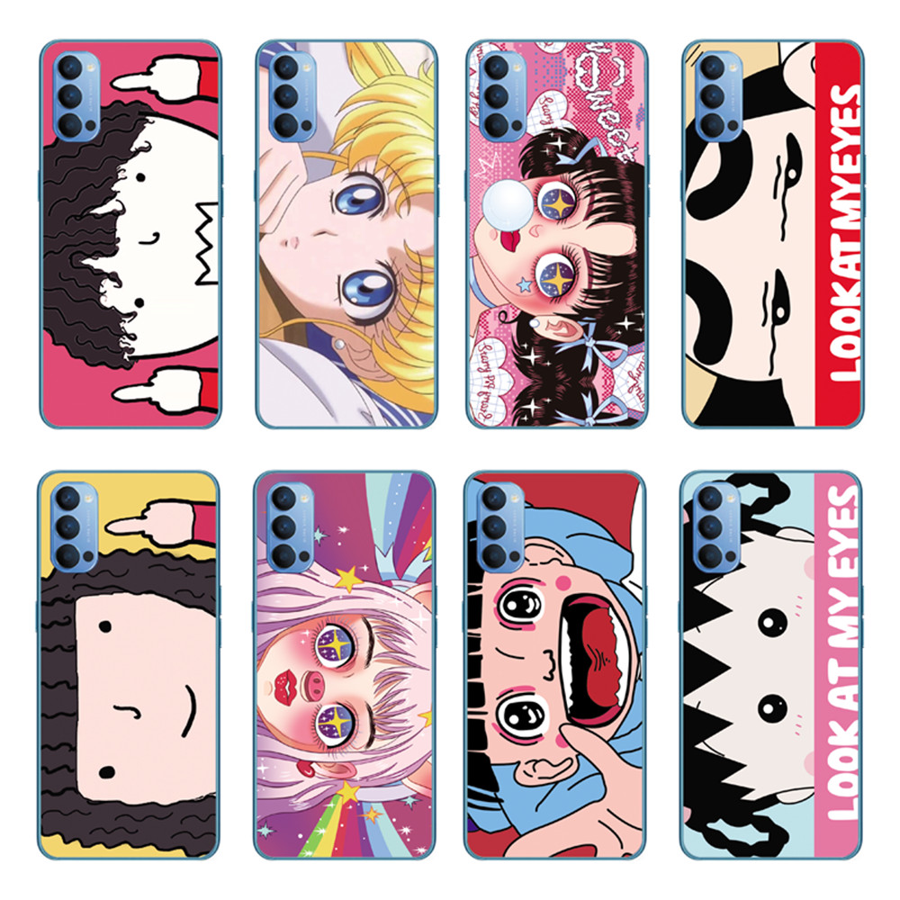 Cartoon Pink Girl Couple Silicone Back Cover Xiaomi Redmi Note 10 Pro ...