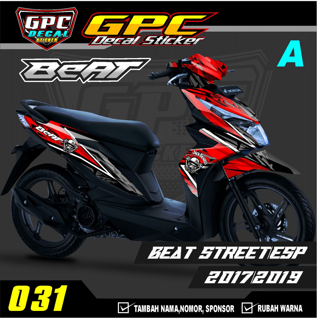 13j Marvel Star Variation Striping Beat Trail Esp 2017 สติ๊กเกอร์ ...