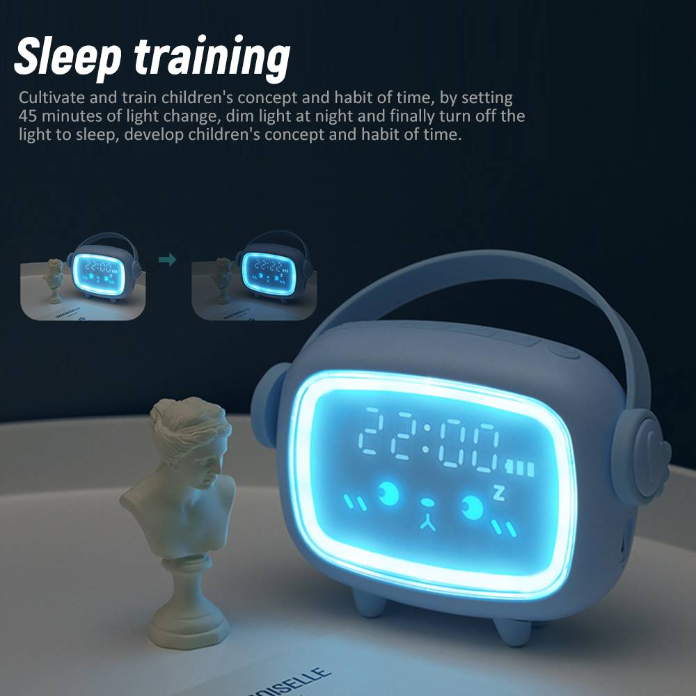 Present Cute Digital Clock Creative Time Angel Alarm Electronic Small ...