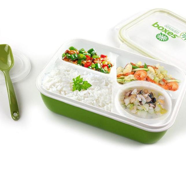 Yoo Yee 415 กล่องอาหารกลางวัน Yooyee Bento กล่องอาหารกลางวัน 4 ช่อง ...